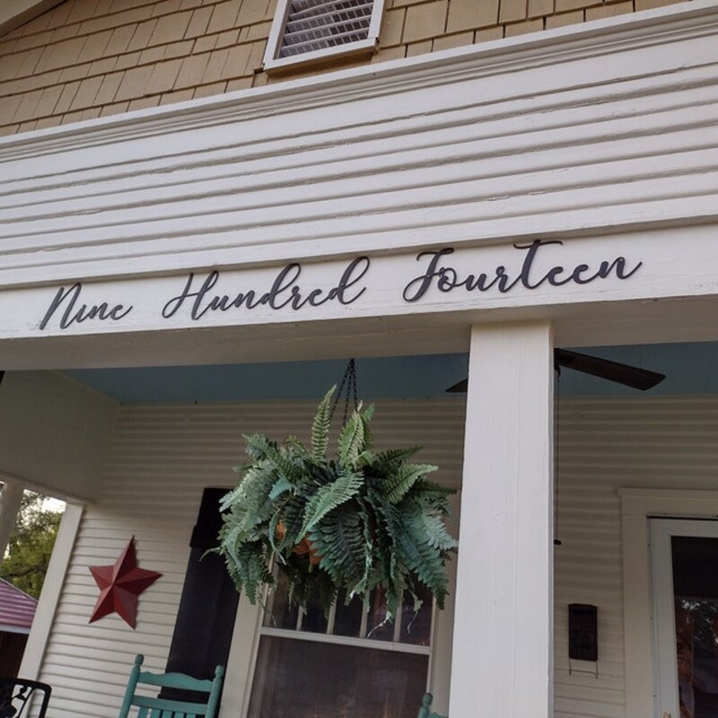 Cursive House Numbers - Etsy