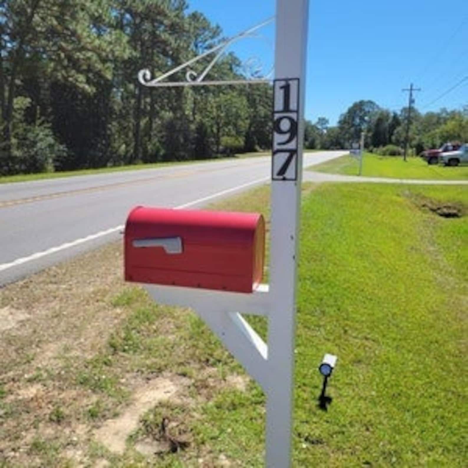 Metal Mailbox Numbers 3.5 Inch Vertical Address Sign - Etsy