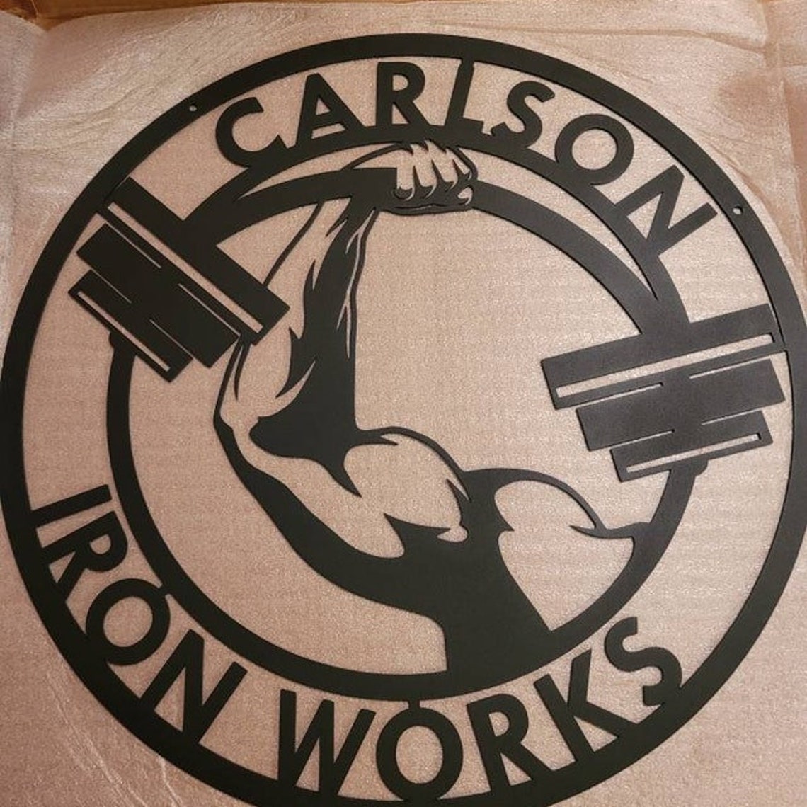 Personalized Muscle Factory Sign Custom Metal Gym Decoration - Etsy