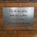 Custom Quote Metal Sign, Inspirational Personalized Sign, Steel Wall ...