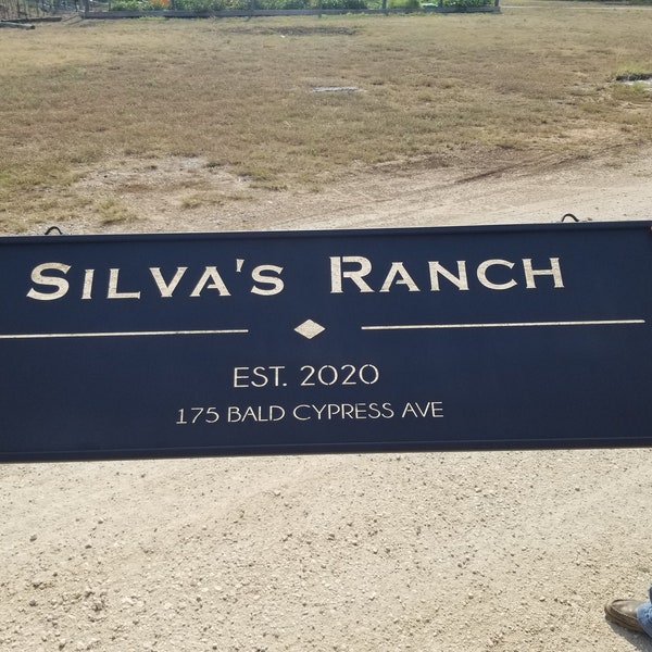 Custom Ranch Farm Sign - Etsy
