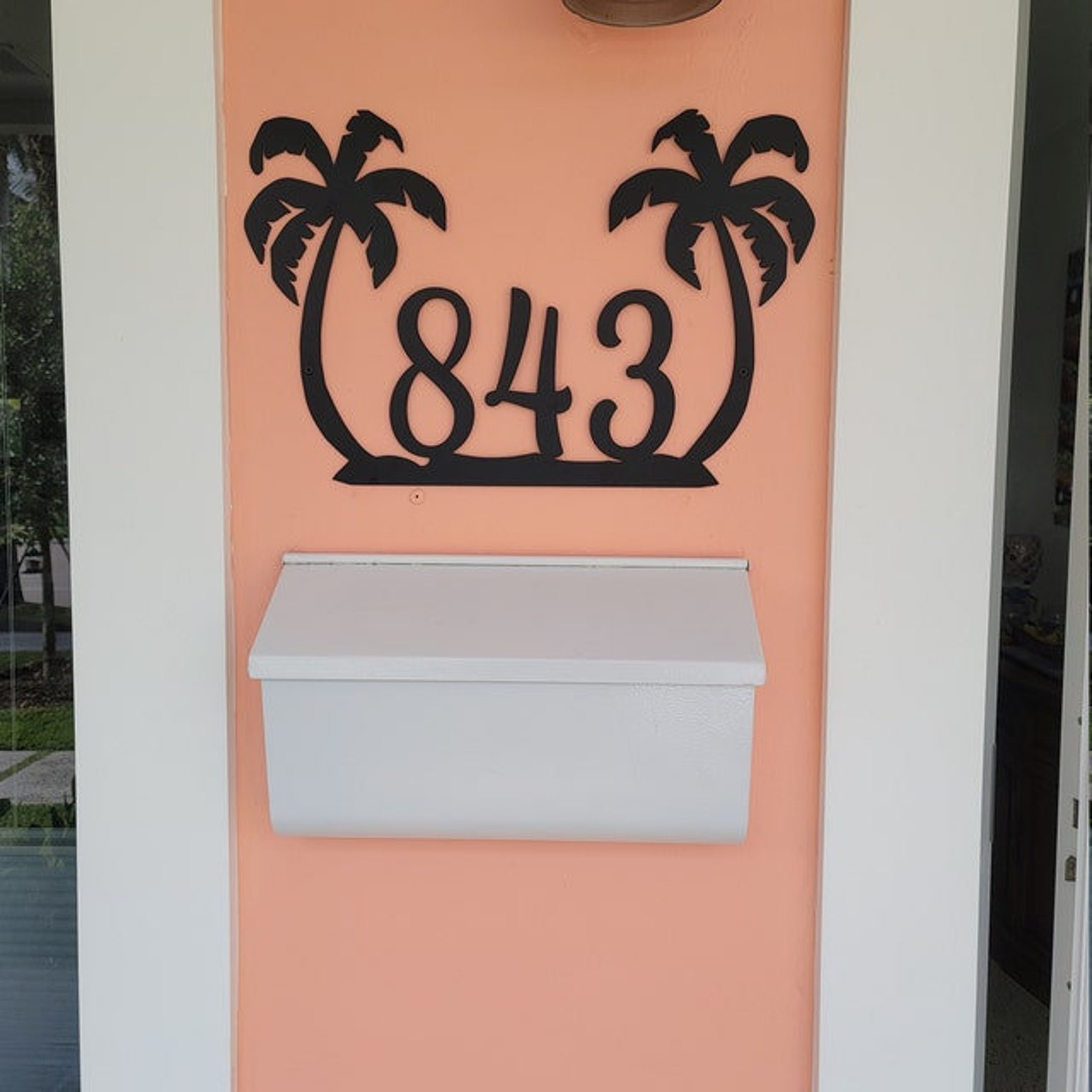 Beach Address Sign Coastal Condo Numbers Vacation Rental - Etsy
