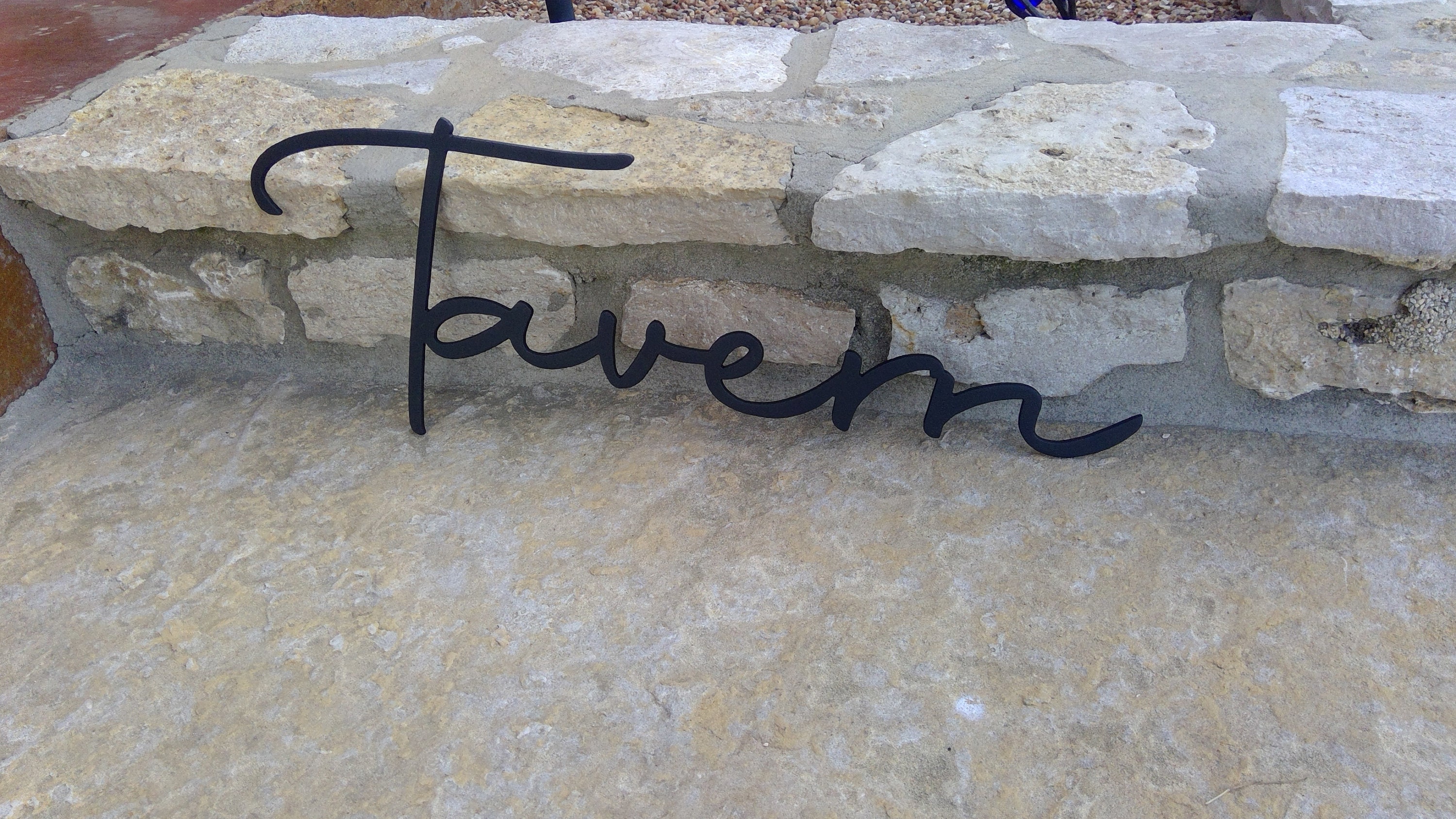 Metal Indoor or Outdoor Words Tavern Wall Art | Etsy