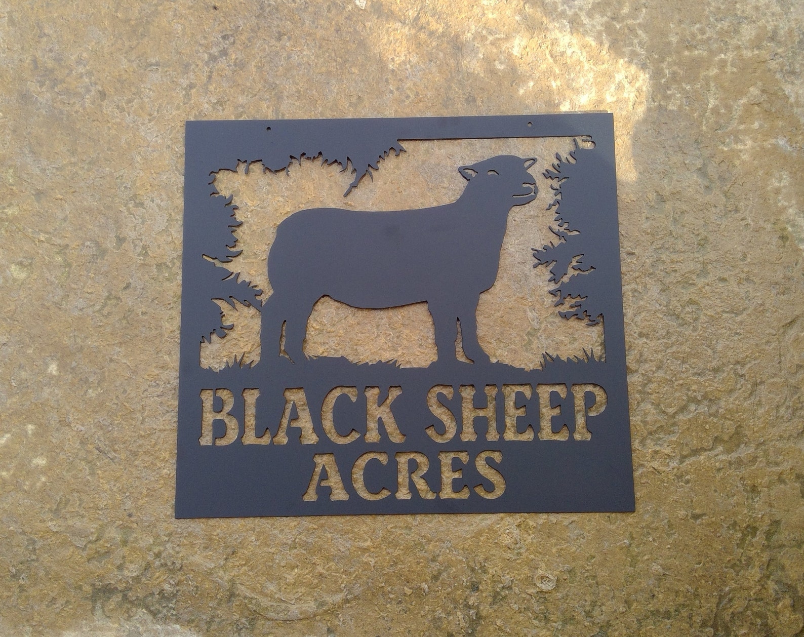 Your Name Custom Metal Dorper Sheep Sign Indoor or Outdoor - Etsy