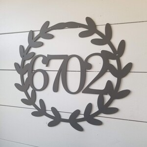 Custom Decorative Home Address Sign, Heavy Duty Outdoor Number Sign - Etsy