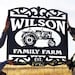 Custom Metal Farm Sign, Personalized Metal Sign Tractor Wall Art LMW-16 ...