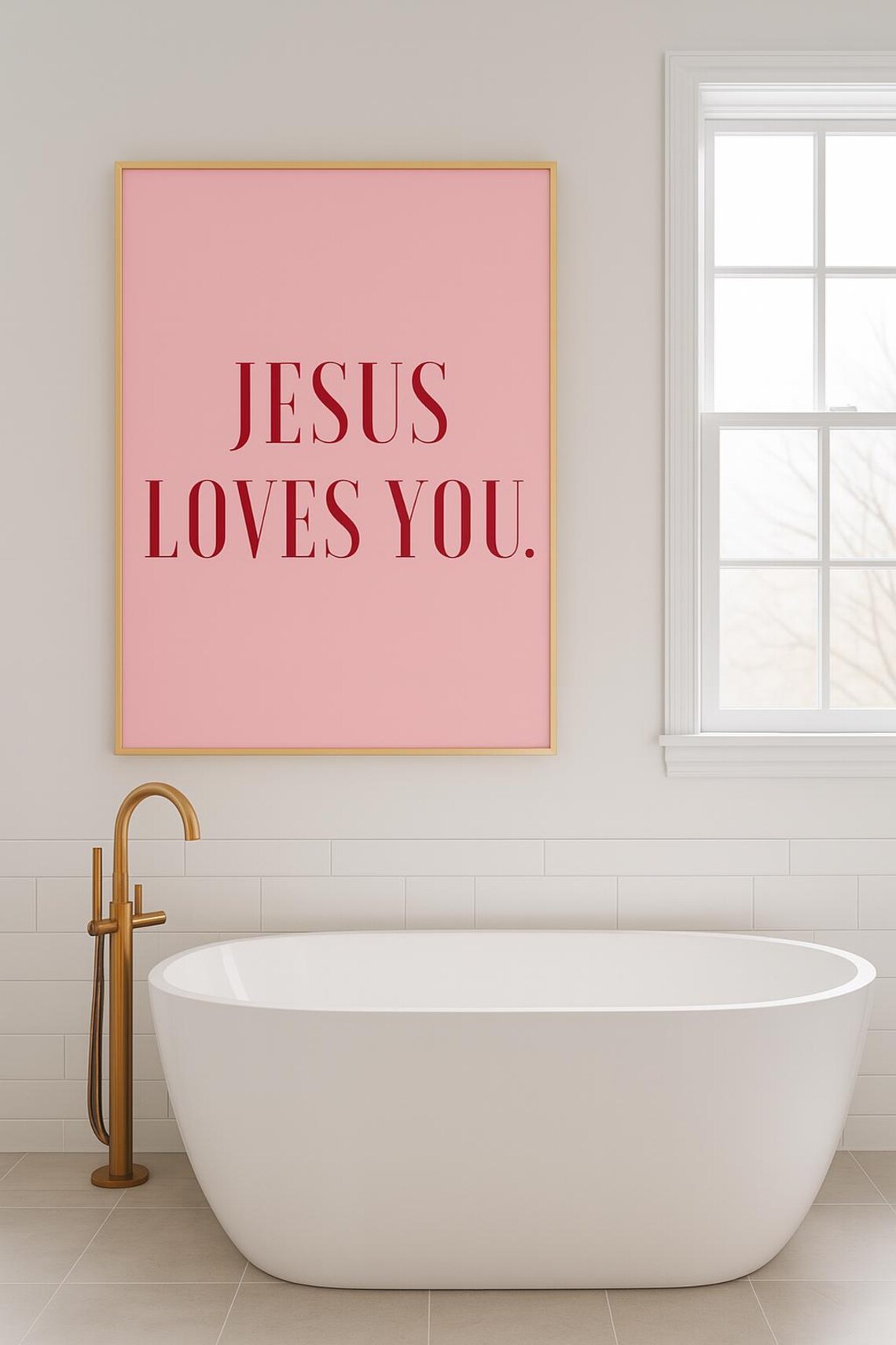 Pink Christian Wall Art Bundle Bible Verse Prints for Girls Room ...