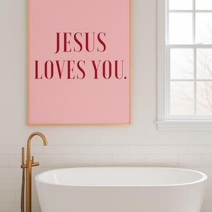 Pink Christian Wall Art Bundle Bible Verse Prints for Girls Room ...