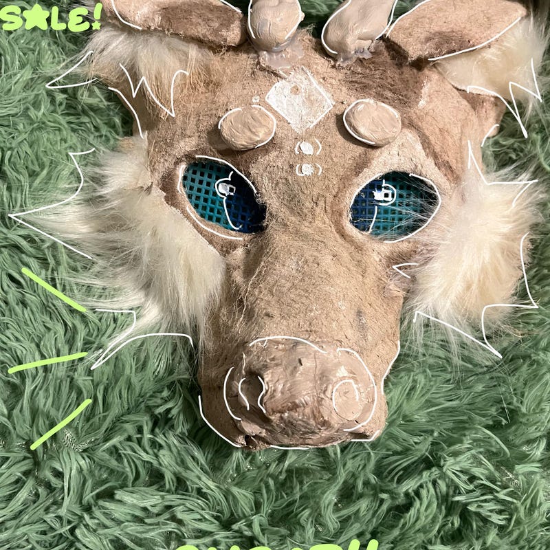 Furry Mask - Etsy
