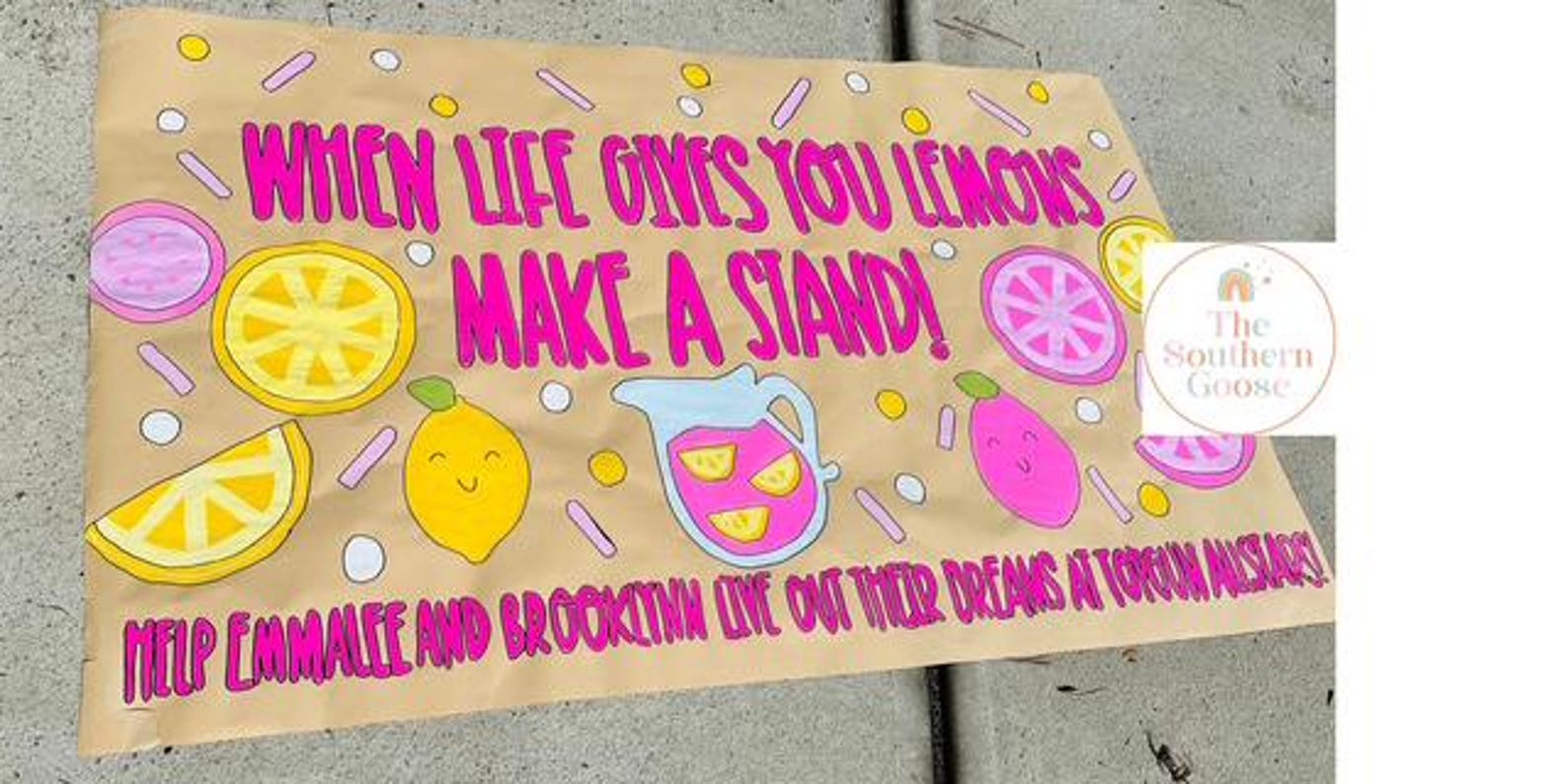 Custom Lemonade Stand Banner - Etsy
