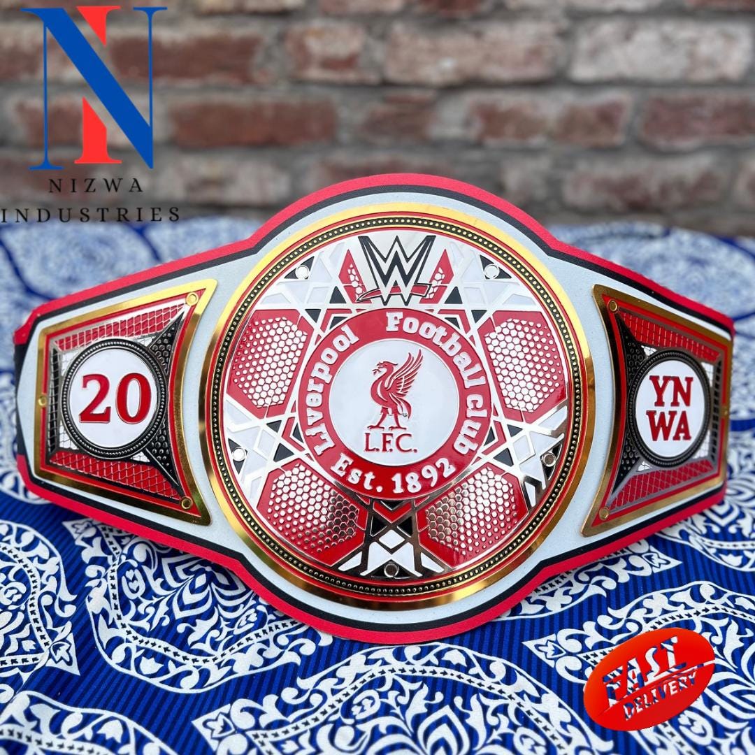 Liverpool FC Legacy Championship Wrestling Replica Title Belt Adult ...