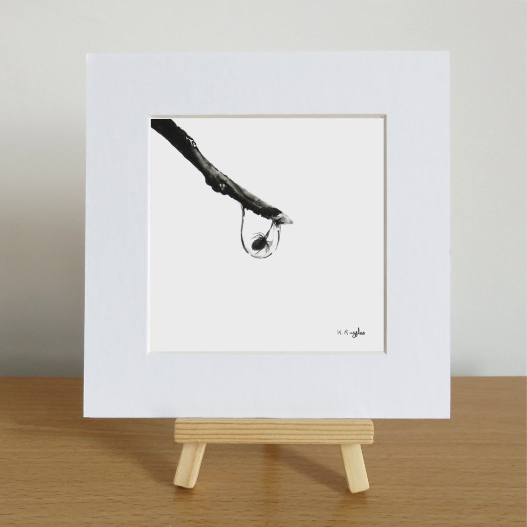 Teasel Limited Edition Print With Mount, Signed and Numbered Landscape ...