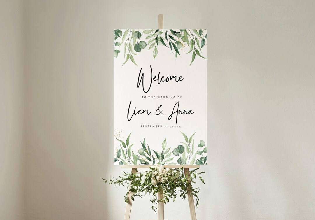Editable Wedding Board Sign Digital - Etsy