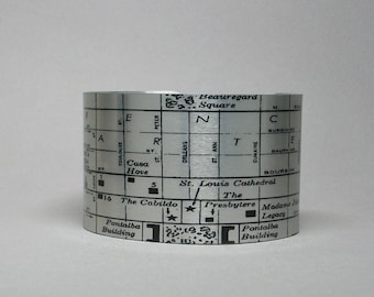 Indiana Map Cuff Bracelet Unique Gift for Men or Women - Etsy