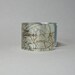 Jacksonville Florida Map Cuff Bracelet, Vintage Style Hometown Jewelry ...