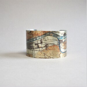 Huntington West Virginia Cuff Bracelet Unique Hometown Gift for Men or ...