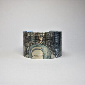 Evansville Indiana Map Cuff Bracelet: Vintage Style Jewelry - Etsy