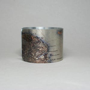 San Francisco Bay Oakland Alameda Cuff Bracelet Map California Unique ...