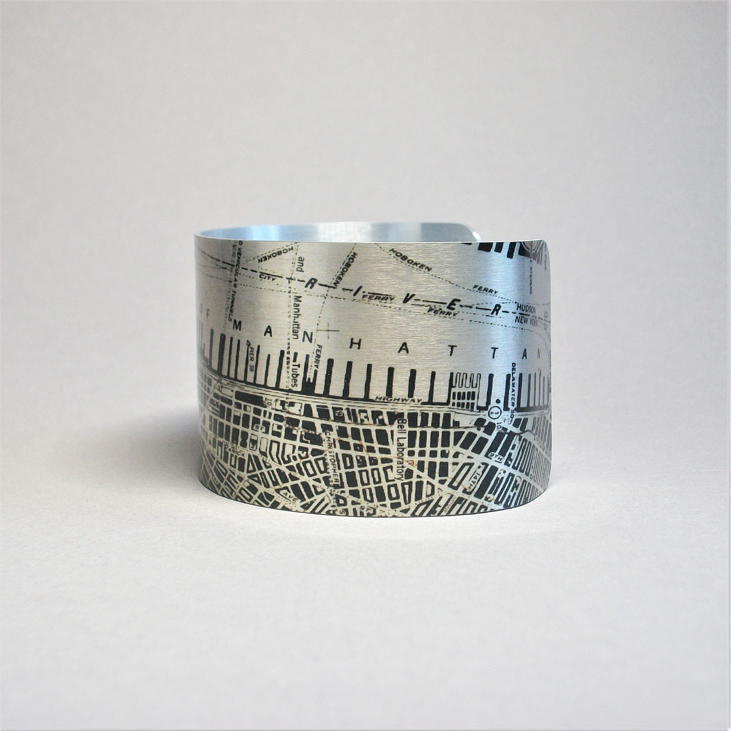 Map Bracelet New York City NYC Manhattan West Side Highway | Etsy