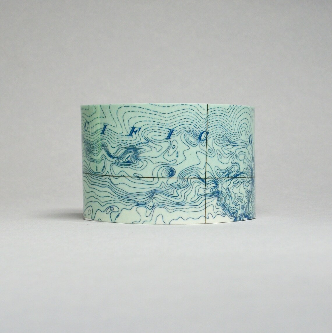 Pacific Ocean Map Cuff Bracelet Unique Gift for Surfer Boater | Etsy