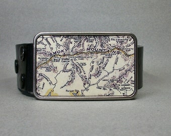 Map Belt Buckle | Etsy