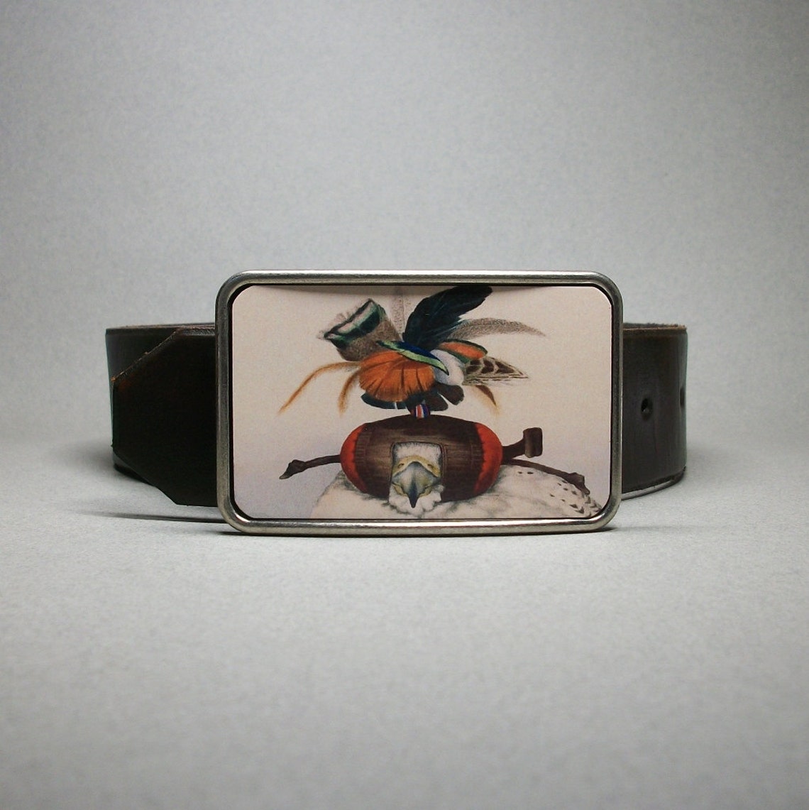 Belt Buckle Falcon Hawk in Hood | Etsy