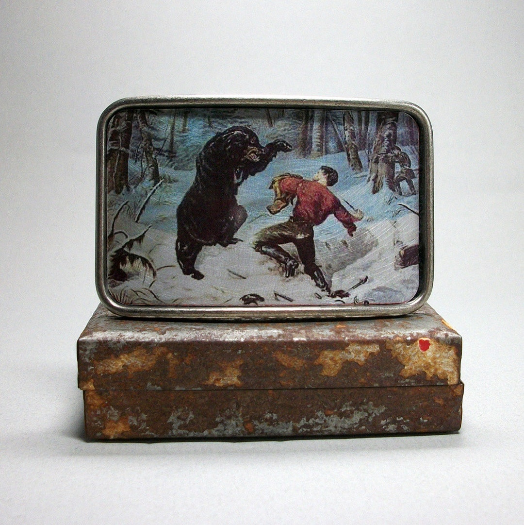 Belt Buckle Bear Attack, Man Punching Bear Gift for Men - Etsy