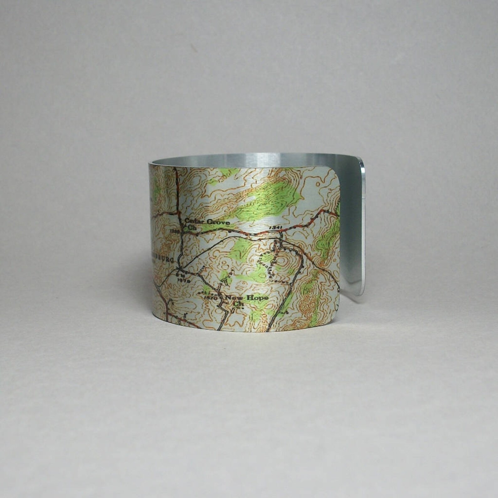 Harrisonburg Virginia Map Cuff Bracelet Unique Graduation Gift for Men ...