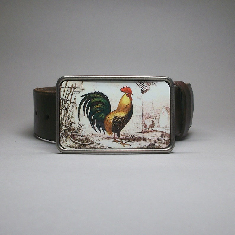 Belt Buckle Rooster Gift for Men or Women | Etsy