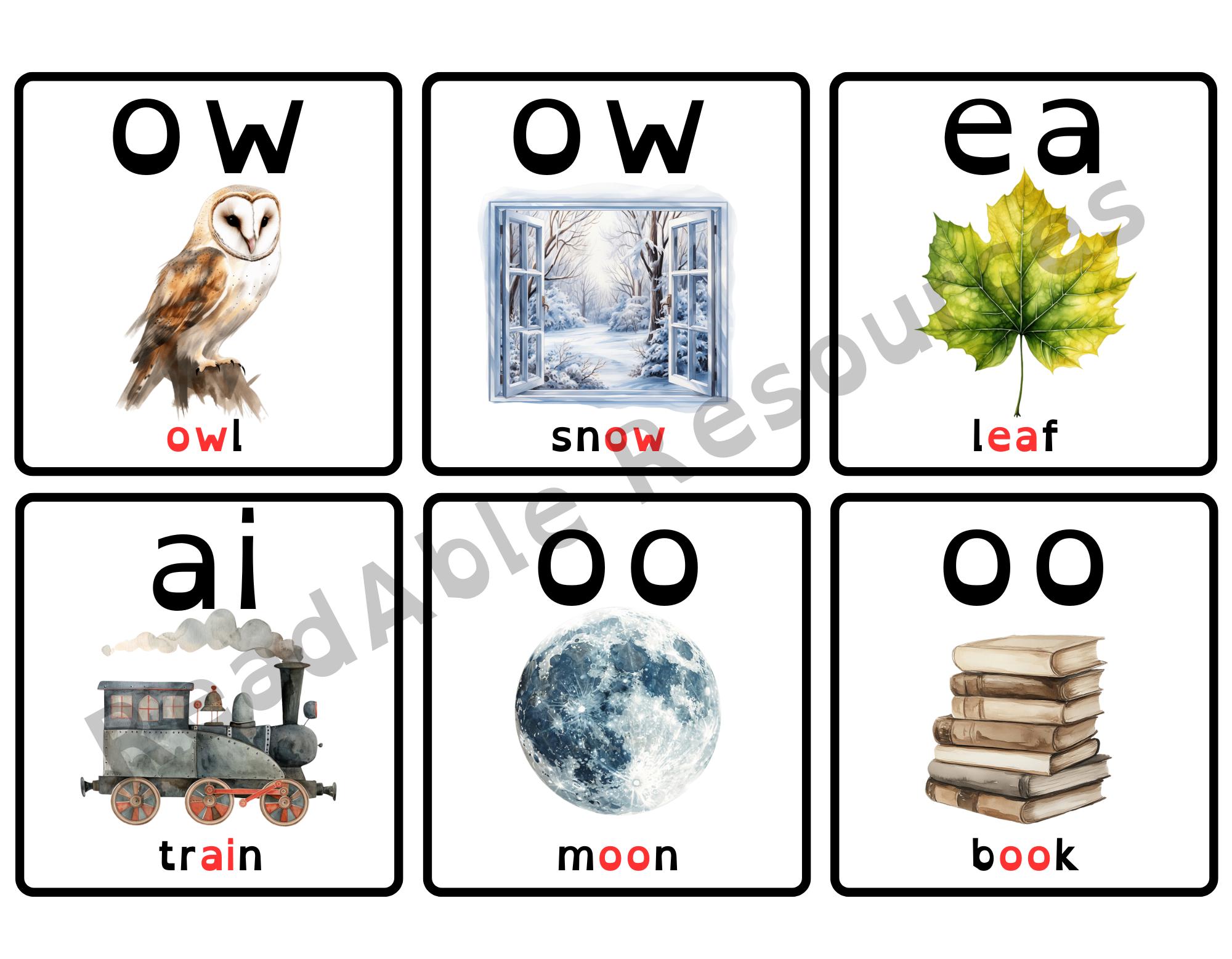 Dyslexia Friendly Phonics Flashcards - Etsy