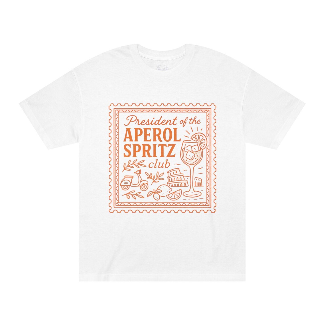 Aperol Spritz Club Tee, Italian Summer, Unisex Classic T-shirt, Summer ...