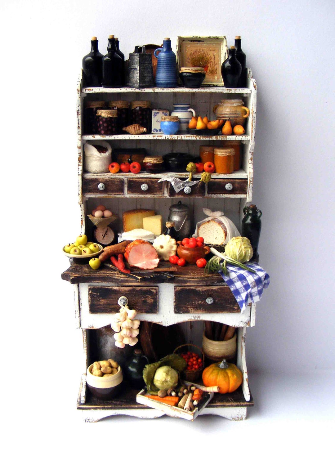Filled Pantry Cupboard - Etsy UK