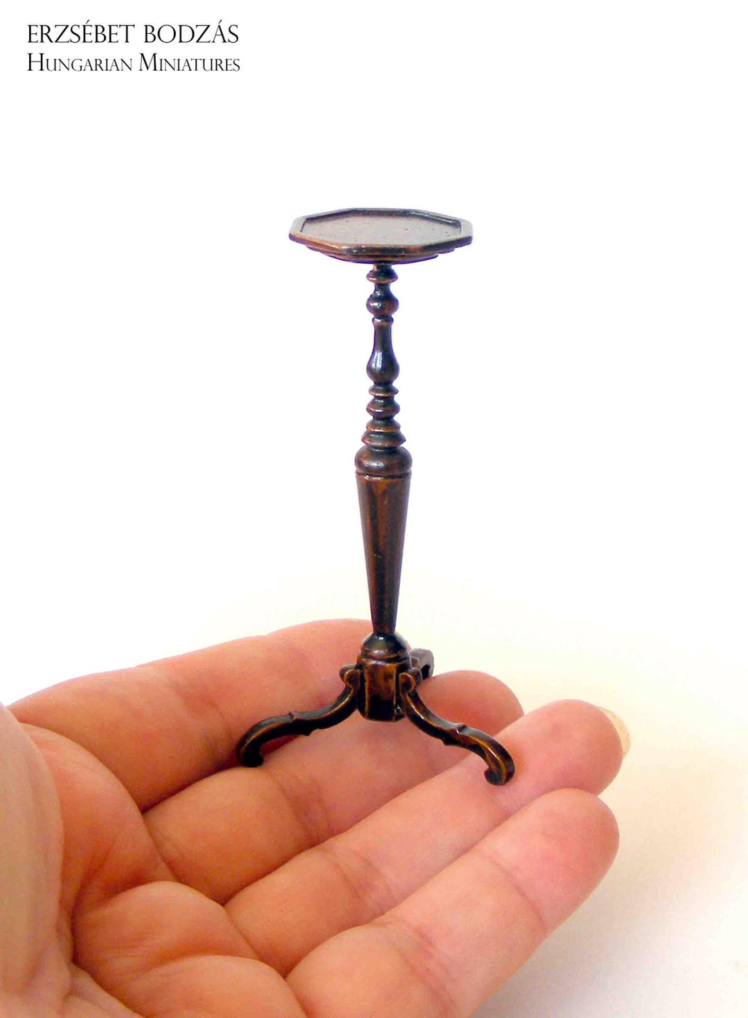 Pedestal or Torcher Stand (miniature Furniture for Dollhouses in 1:12 ...