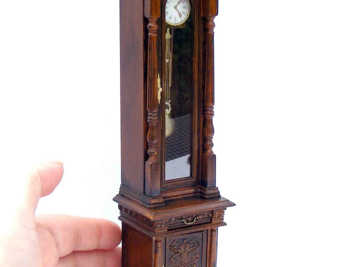 Grandfather Clock (miniature Furniture for Dollhouses in 1:12 Scale) - Etsy