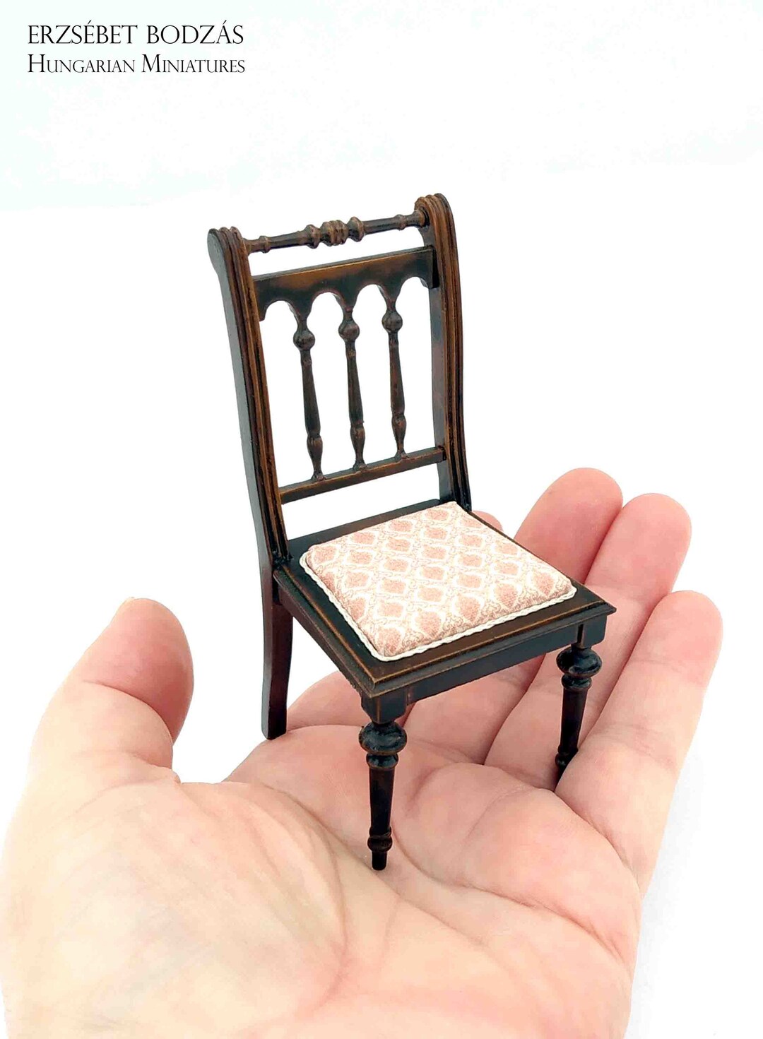 Chair miniature Furniture for Dollhouses in 1:12 Scale - Etsy