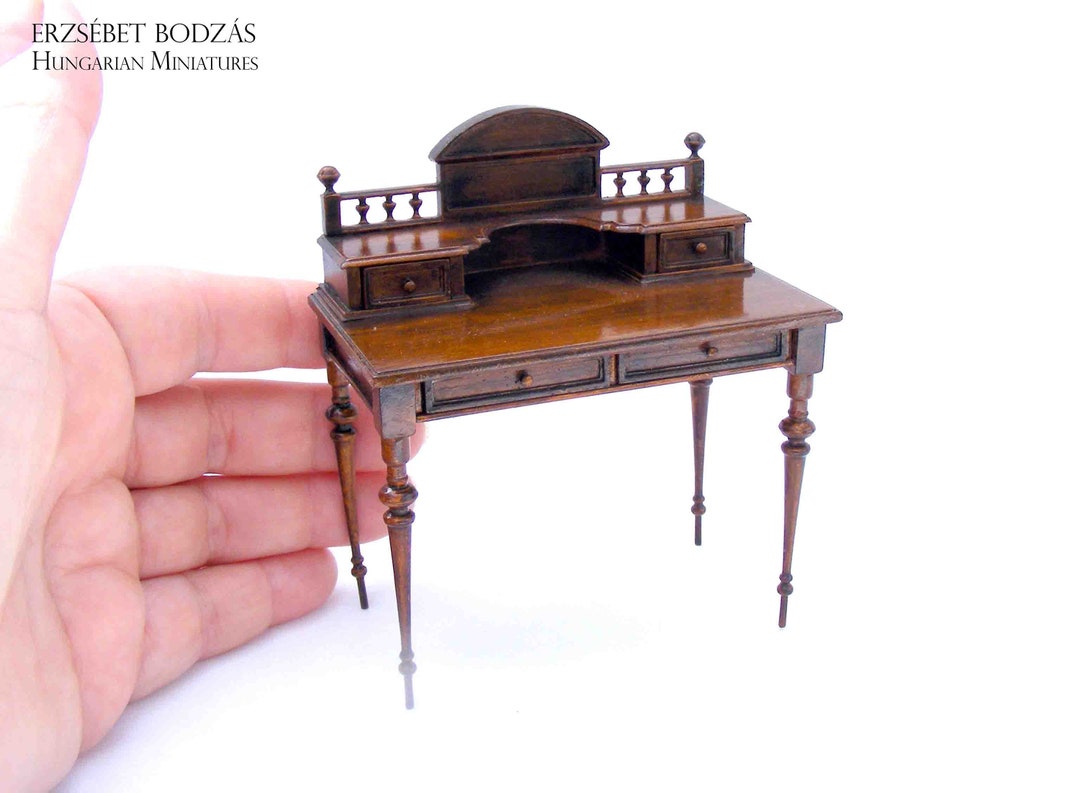 Victorian Writing Desk (miniature Furniture for Dollhouses in 1:12 ...