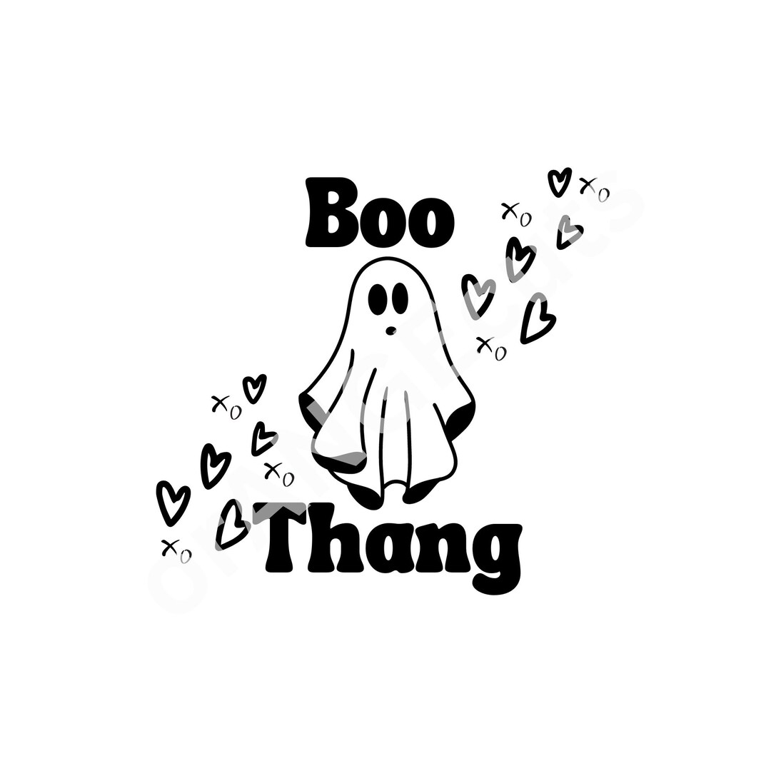 Boo Thang SVG, Ghost Svg, Ghost Clipart, Boo Thang, Funny Halloween Svg ...
