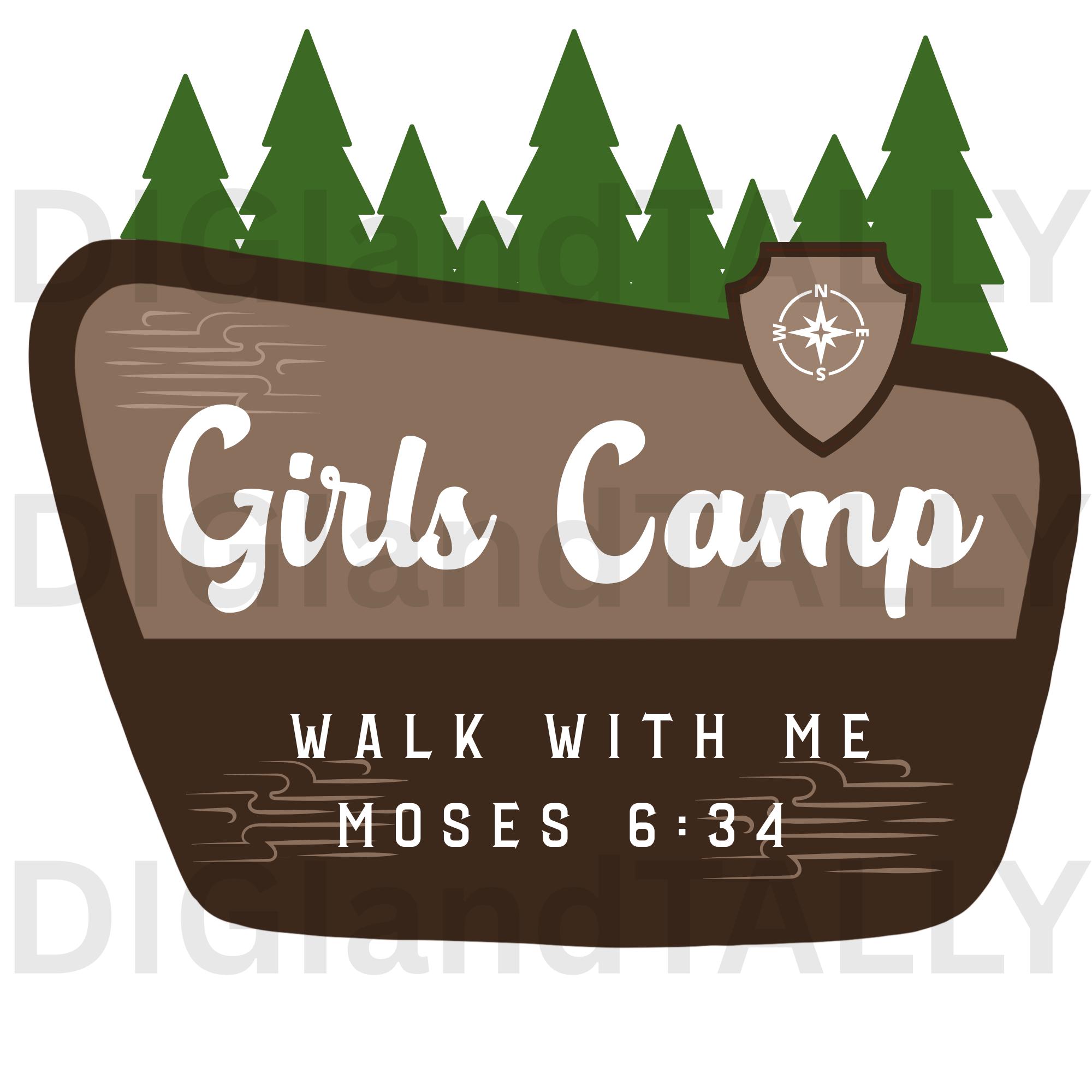 Girls Camp SVG, Girls Camp SVG Bundle, Young Women, Walk With Me Svg ...