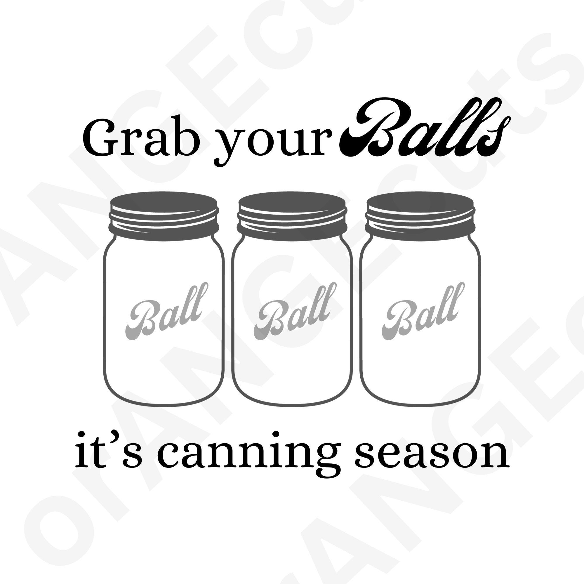 Canning SVG, Grab Your Balls Svg, Gardener Svg, Harvest Svg, Farmer ...