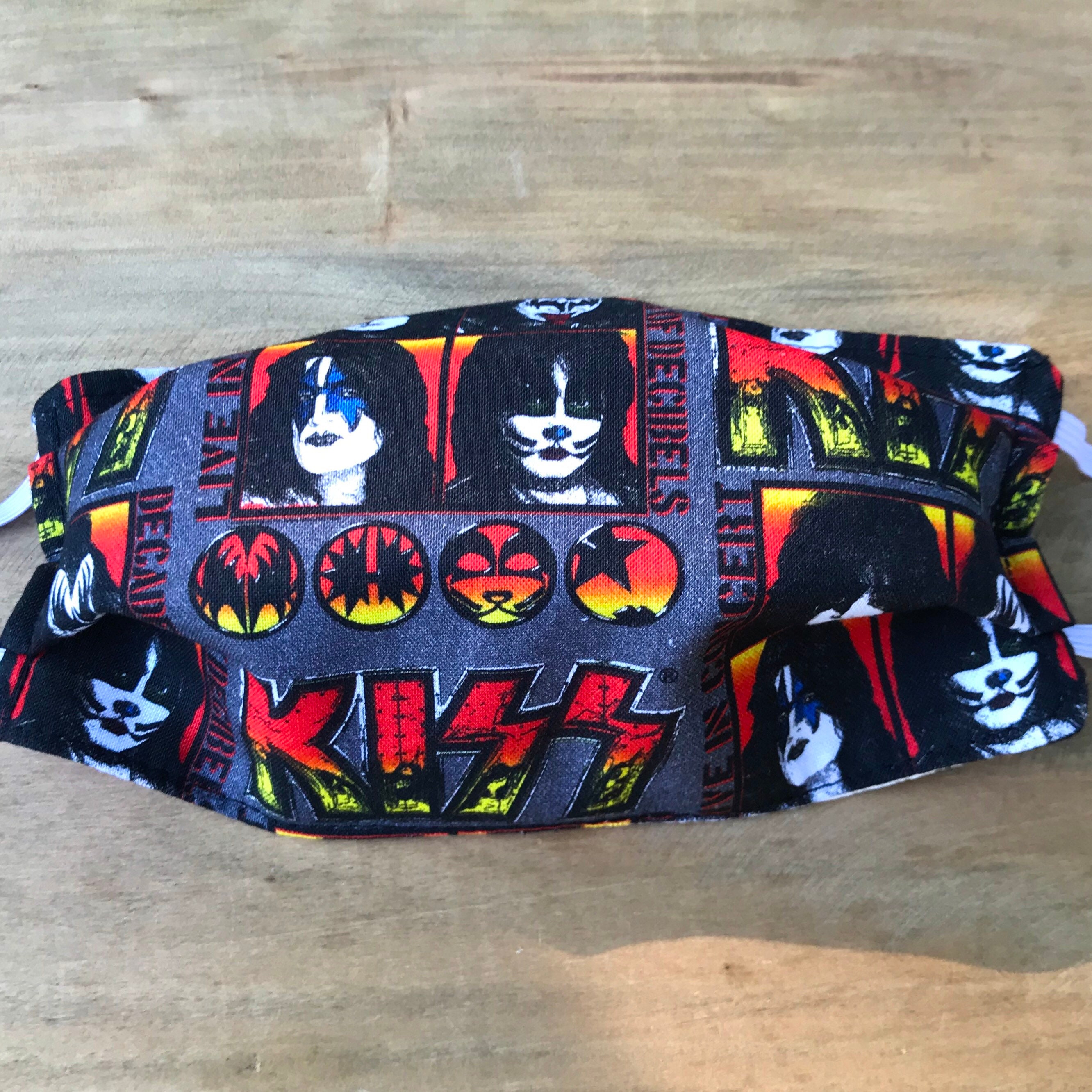 KISS Mask Mask Rock Band Mask Face Covering Washable Face | Etsy