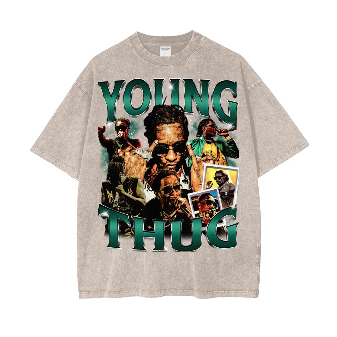Young Thug Oversize Washed Graphic T Shirt - Etsy