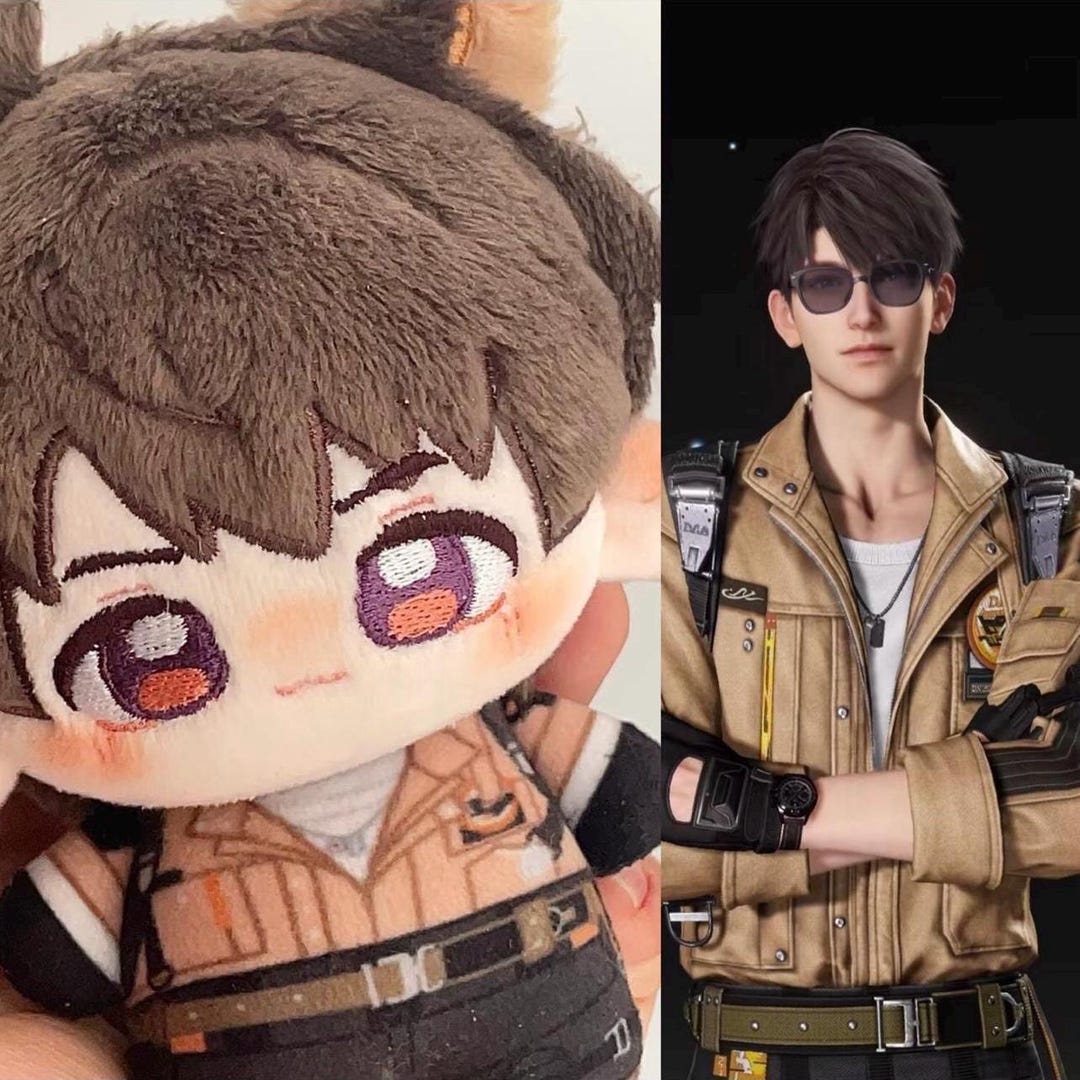 Love and Deepspace Caleb 10cm Plush Pilot Caleb DAA Outfit Handmade ...