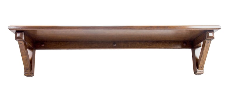 Classic Craftsman Style Wall Shelf | Etsy