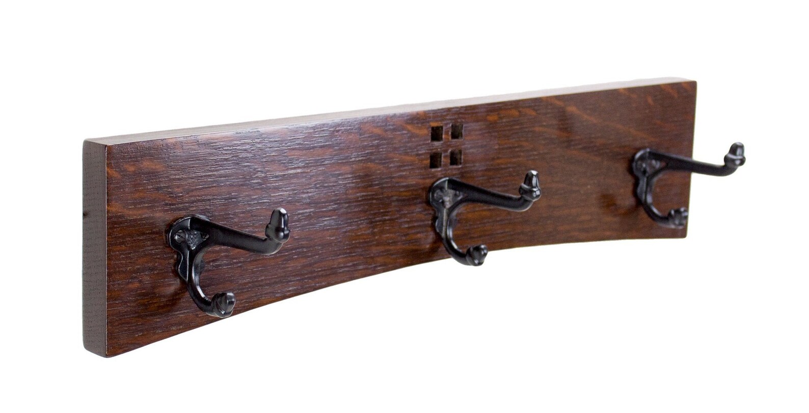 Mission Style Coat Rack 18 Inch 3 Cast Iron Hook in - Etsy