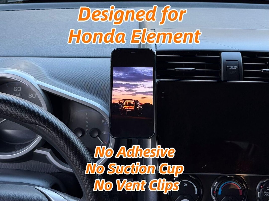 Honda Element Customized Phone Holder/phone Mount - Made of Metal ...