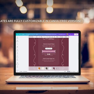 Editable Fall Menu Template Bundle for Canva | Thanksgiving Dinner Menu ...