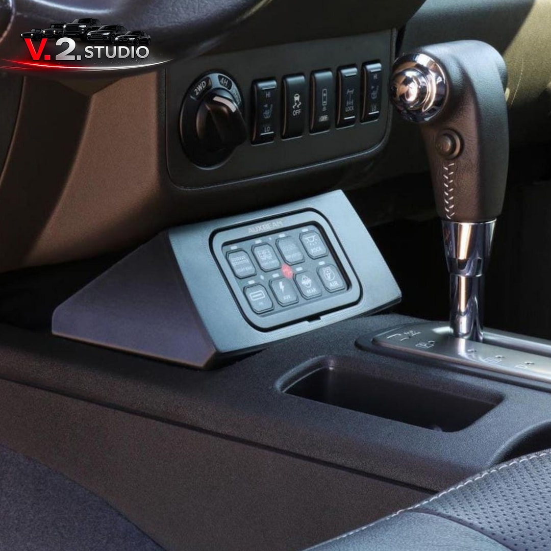 2005+ Nissan Frontier Xterra Auxbeam Mount | Custom Fit Lower Console ...