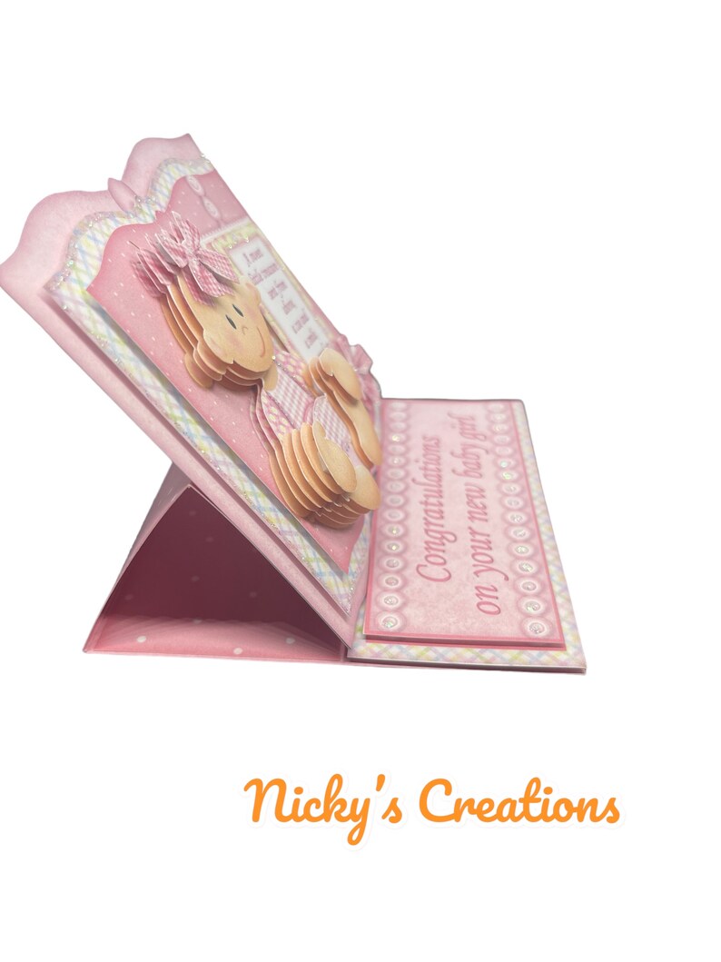 Handmade Baby Congratulations Card, Easel Design - Etsy