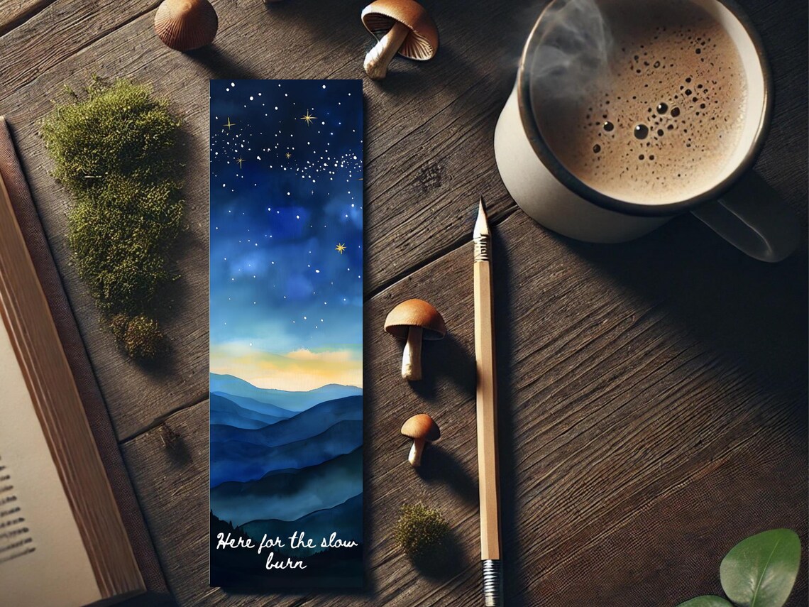 Galaxy Bookmark, Night Sky, Printable| Bookmarks | Fantasy Book ...