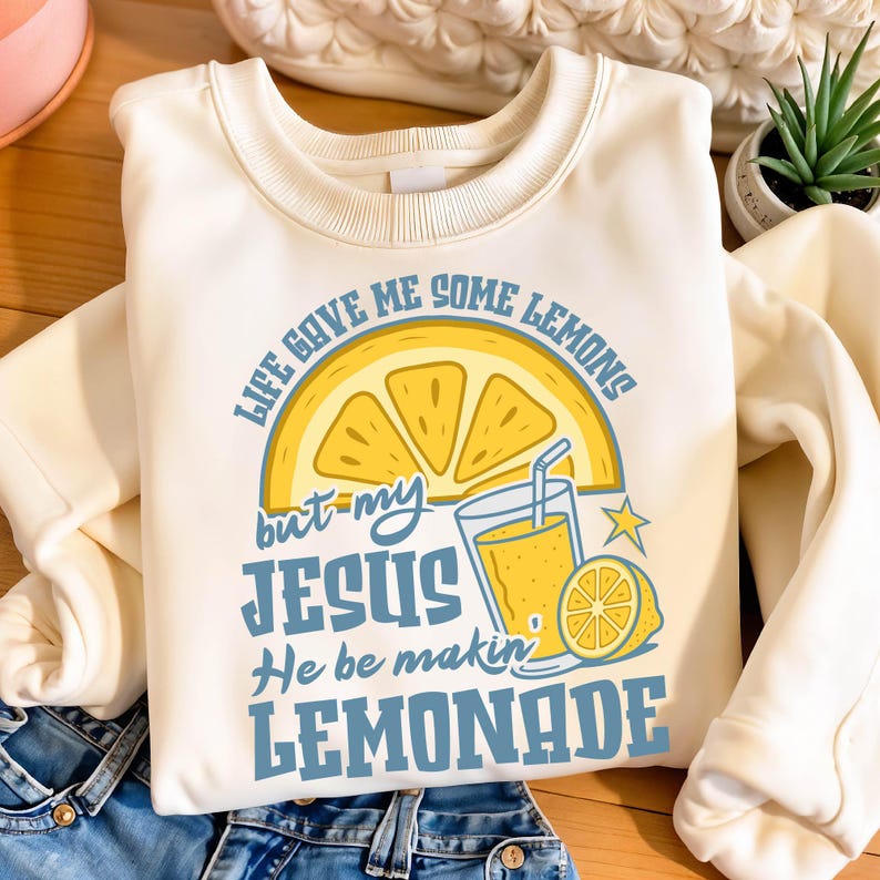 Jesus Lemonade SVG Bundle: Christian Shirt Design, Bible Verse PNG - Etsy